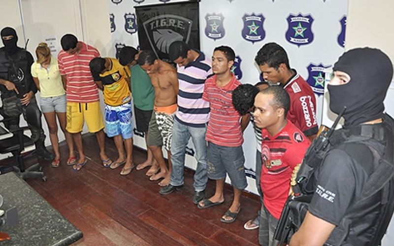 Polícia Civil Apresenta Quadrilha Presa Durante A Operação Crimes S A