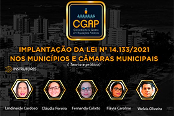 CGAP lança três cursos imprescindíveis para os Municípios e Câmaras ...
