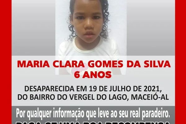 Hoje é dia de Maria Clara. Faz dois anos que sumiu e ainda não voltou ...